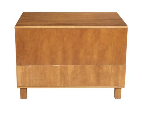 Lot Oak Map Print Chest