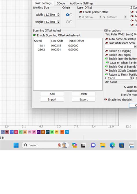 center alignment xtool lightburn software forum