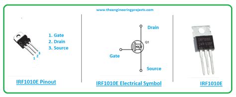 IRF E MOSFET Datasheet Pinout Features Applications The Engineering Projects