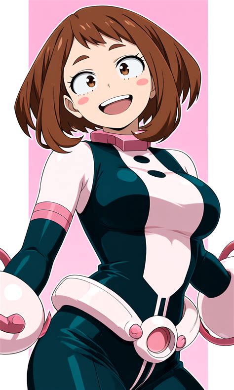 Character Uraraka Ochaco Boku N Aiイラスト Pixai