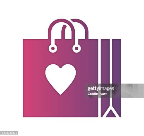 Shopping Mall Gradient Fill Color Papercut Style Icon Design High Res Vector Graphic Getty Images