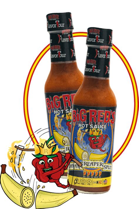 Banana Reaper Split Big Red S Hot Sauce