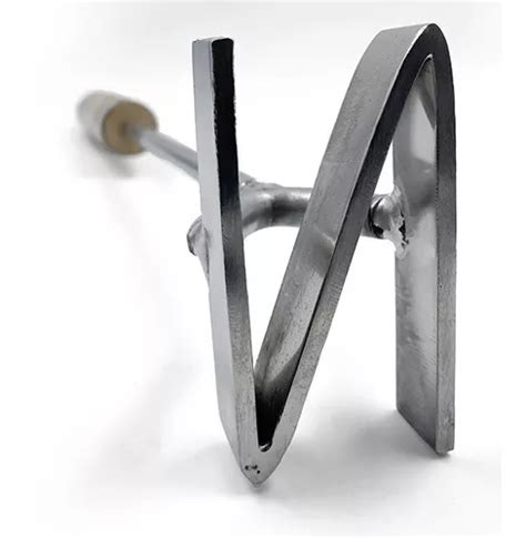 Marca De Gado Em Aço Inox Letra N 8 Cm Frete Grátis
