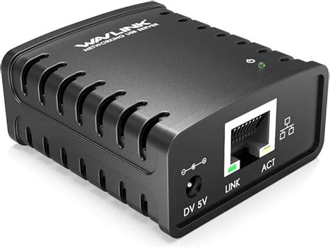 Wavlink Print Server 10 100mbps Ethernet To Usb 2 0 Network Lpr Print Server For Windows