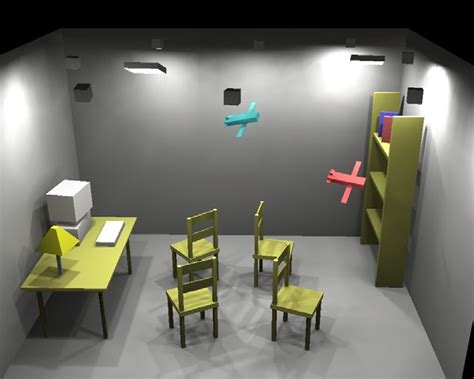 Images Computed Using Our New Hierarchical Radiosity Algorithm Based On