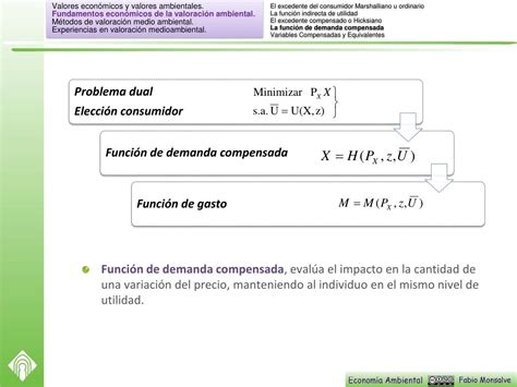 PPT Valores económicos y valores ambientales Fundamentos económicos