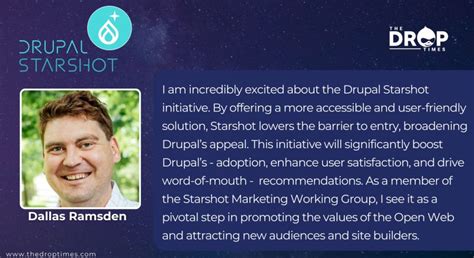 Drupalstarshot Thoughtsonstarshot Drupal Cms Opensource The Drop