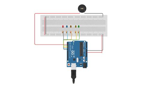 Circuit Design Arduin Boris Tinkercad