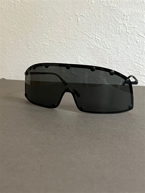 Rick Owens Rick Owens Shield Sunglasses Black Grailed