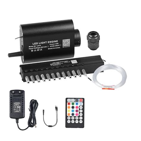Buy Fiber Optic Light Engine W RGBW Bluetooth App Remote Control Fiber Optic Light Kit With W