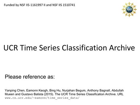 Ppt Ucr Time Series Classification Archive Powerpoint Presentation Ppt Ucr Time Series Classification Archive Powerpoint Presentation