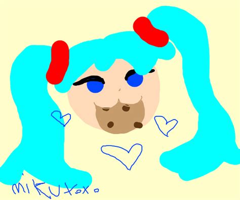 Hatsune Miku Eats Pie Drawception
