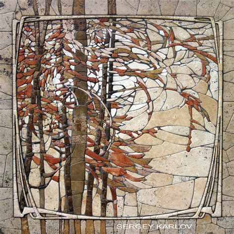 Станковая мозаика — Сергей КАРЛОВ Mosaic Art Mosaic Tile Art Stone
