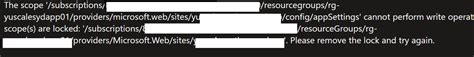 Azure Function Readonly Lock Question Microsoft Qanda