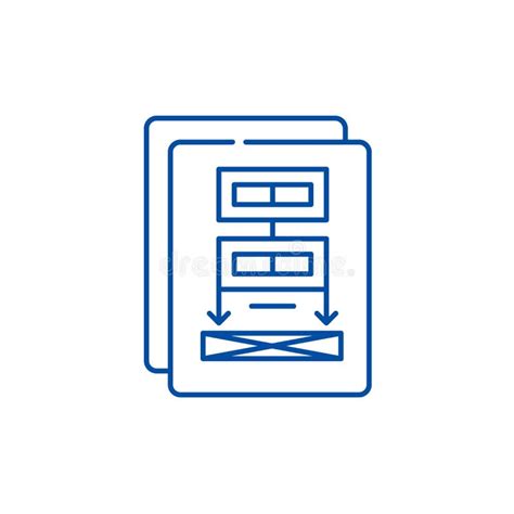 Documentation Line Icon Concept Documentation Flat Vector Symbol Sign