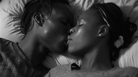 El Retrato En Blanco Y Negro De Un Beso Imagen Generada Con IA
