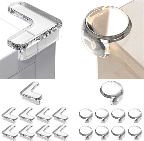 Protection Coin de Table Bébé 16 PCS Transparent Protege Coin de Table