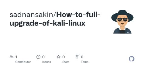 GitHub Sadnansakin How To Full Upgrade Of Kali Linux
