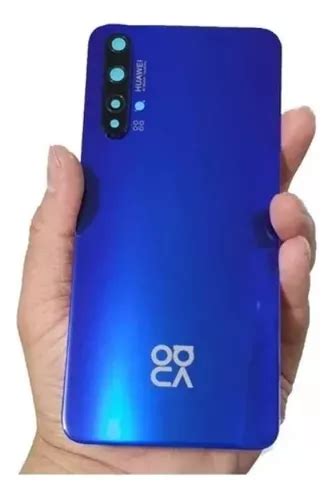 Tapa Trasera Compatible Nova 5t Con Cristal De Cám Violeta Mercadolibre