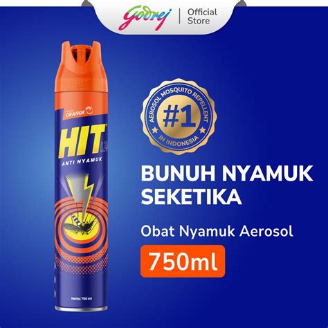 Jual Hit Aerosol 750ml Obat Nyamuk Bunuh Nyamuk Penyebab Demam