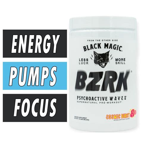 Bzrk Pre Workout Black Magic Buy 2 For 35 Ea