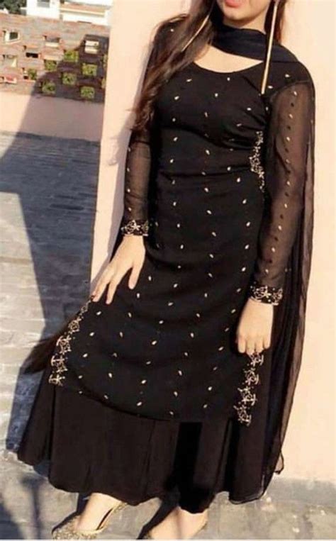 Black Punjabi Suits Black Salwar Suit Party Wear Black Suitslatest