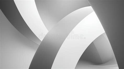 Abstract Curved Structures In Monochrome Stock Illustration Illustration Of Simplicity Flow