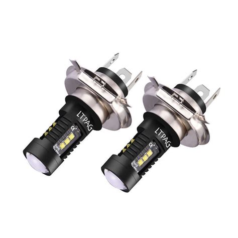 2659 2x H4 9003 Car Cob Led Conversion Headlight Bulb Ibay