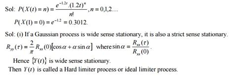 Important Short Objective Questions And Answers Random Processes