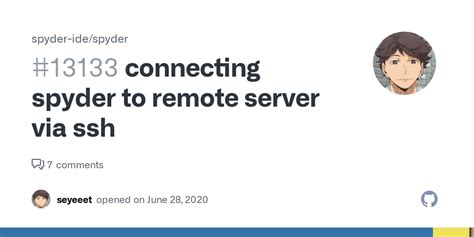 Connecting Spyder To Remote Server Via Ssh Issue 13133 Spyder Ide