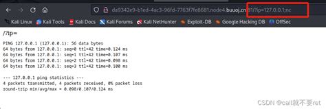 Buuctf刷题之路 Web Gxyctf2019 Ping Ping Ping1