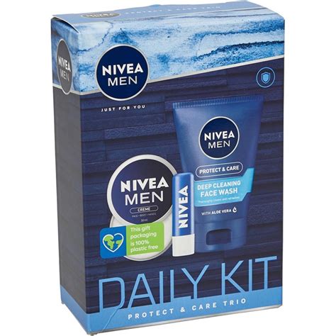 Buy Nivea Mens Men Daily Trio Set Three Piece 30ml Creme 100ml Face