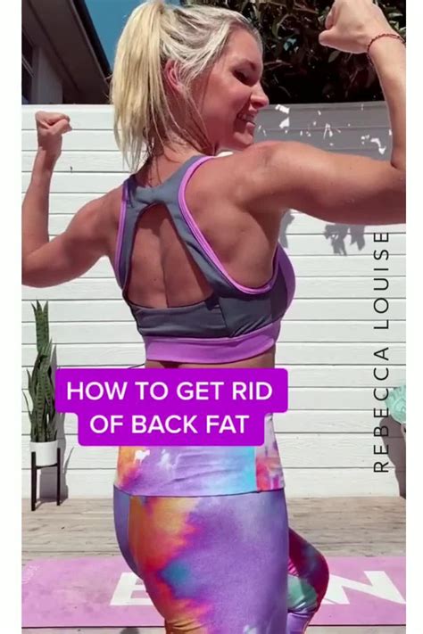 Best 6 Exercises For Your Reduce Back Fat Workout Artofit