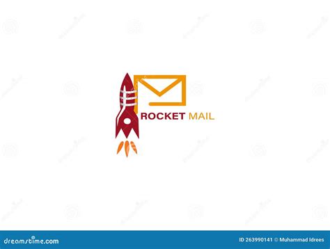Rocket Mail Logo And Icon Design Template Mail Rocket Logo Template