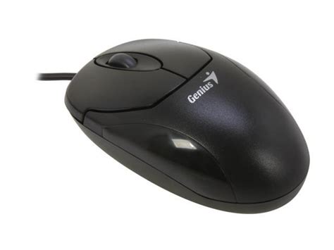 Genius XScroll Black Wired Optical Mouse - Newegg.com