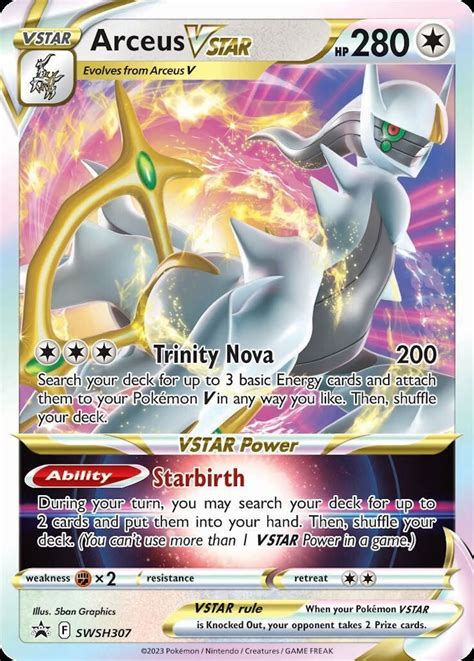 Arceus Vstar Pr Sw Swsh307 Pokemon Tcg Pok Cards