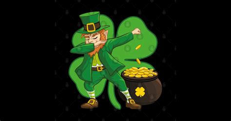 Dabbing Leprechaun St Patricks Day Clover Shamrock St Patricks Day
