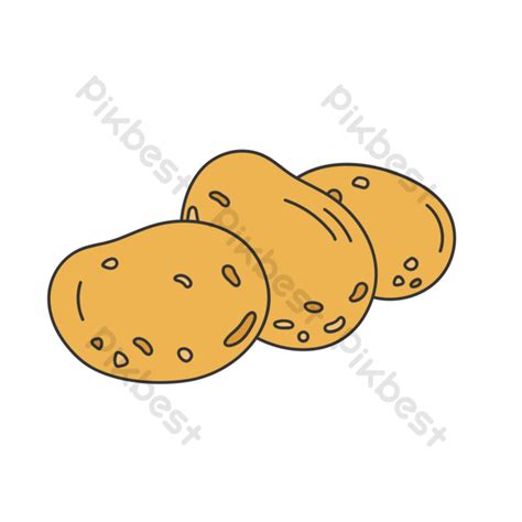 감자 야채 만화 컬러 클립 아트 일러스트 Png Psd 무료 다운로드 Pikbest