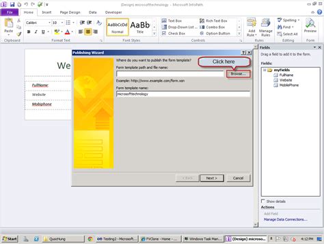 deploy infopath form as content type when new form item
