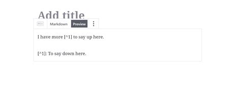 Markdown Block Add Footnotes Support · Issue 11849 · Automatticjetpack · Github
