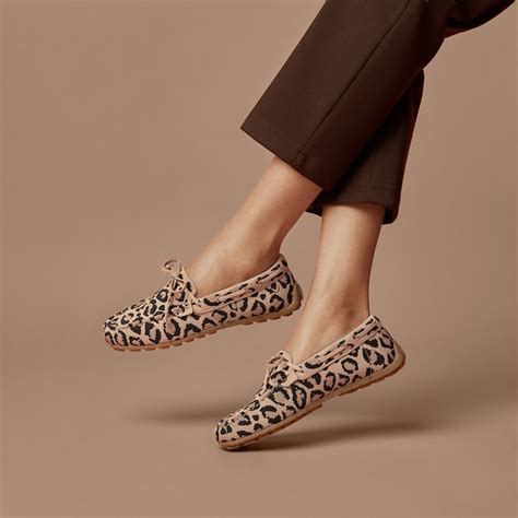 Jackie Square Toe Loafers In Dark Leopard Vivaia