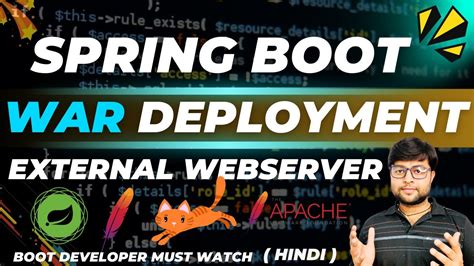 🔥deploy spring boot on external tomcat server youtube