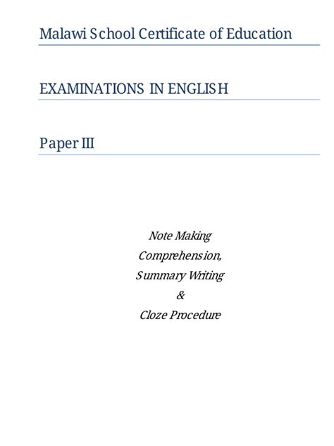 Note Making Pdf