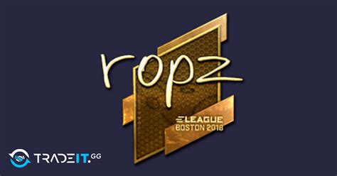 Sticker Ropz Gold Boston 2018 Tradeit