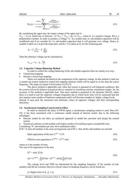 Modular Multilevel Converters Part I A Review On Topologies