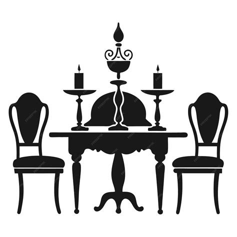 Vector De La Mesa De Comedor Vector Premium Generado Con Ia