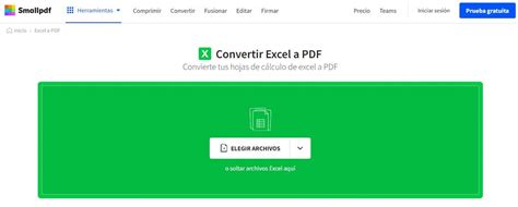 Cómo convertir un hoja de Excel a PDF