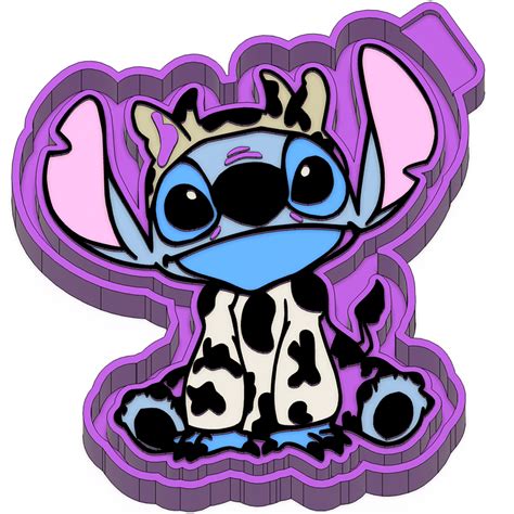 Stl File Stitch Dalmatian Freshie Stl Mold Housing 🪔・model To Download