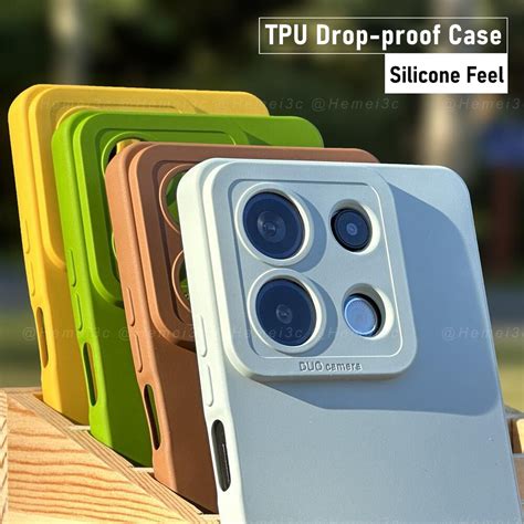 For Redmi Note 13 Pro Plus 5g Casing Square Side Soft Tpu Phone Case