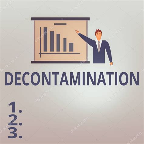 Signo De Texto Que Muestra Descontaminación Foto Conceptual